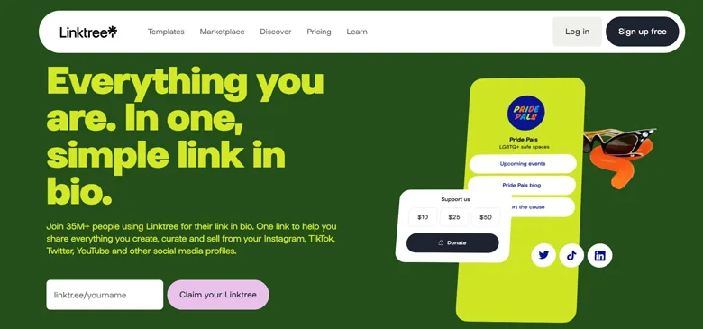 شرح موقع Linktree لهوية احترافية على النت (فن تنظيم الروابط)